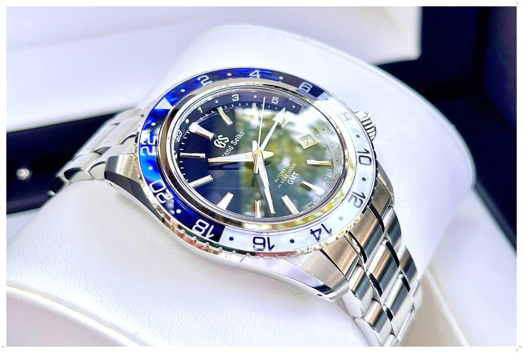Grand Seiko GMT Hi-Beat 44mm Deep Blue – Emit Time