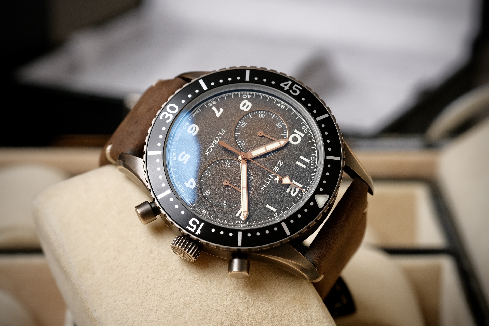 NOS! Zenith Heritage Cronometro Tipo CP-2 Flyback Bronze Edition – Emit ...