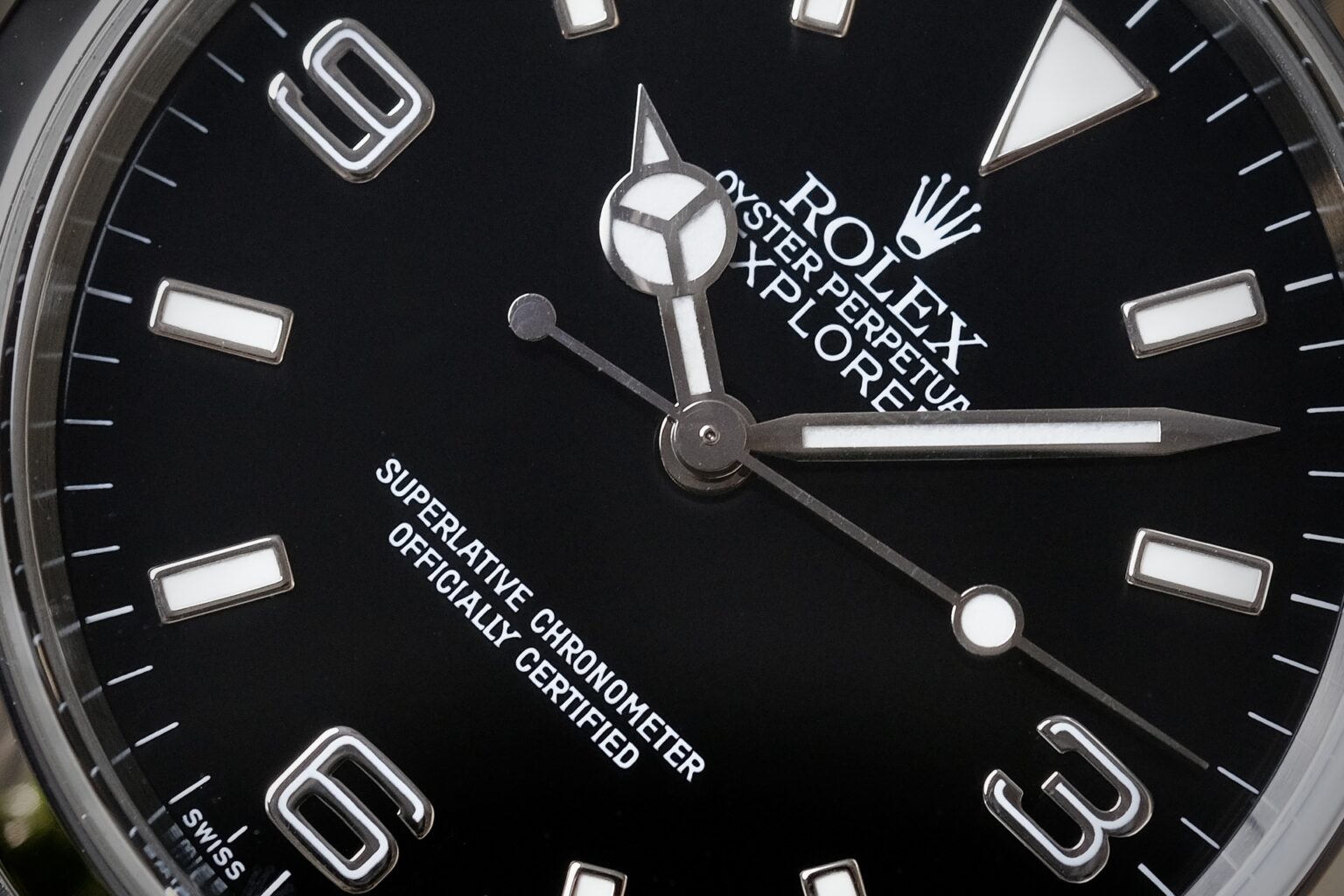 Rolex Explorer I Ref. 114270 F-Series คอแข็ง ข้างตัน กระจกเลเซอร์ ...